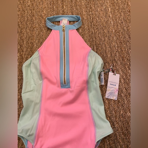 LoveShackFancy | Swim | Hurley Love Shack Fancy Barbie 9s Baywatch Zip ...